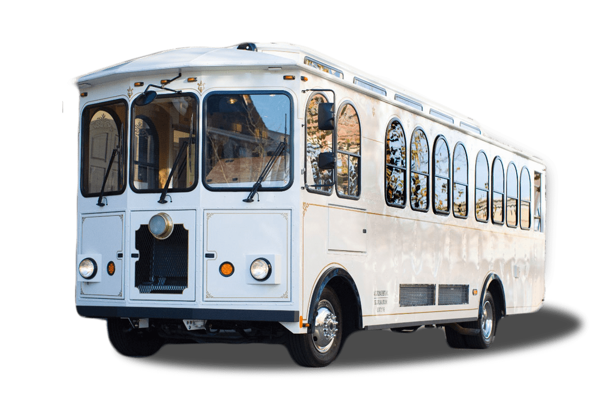 The Trolley - Carolina Limousine & Coach, Myrtle Beach, Charleston SC